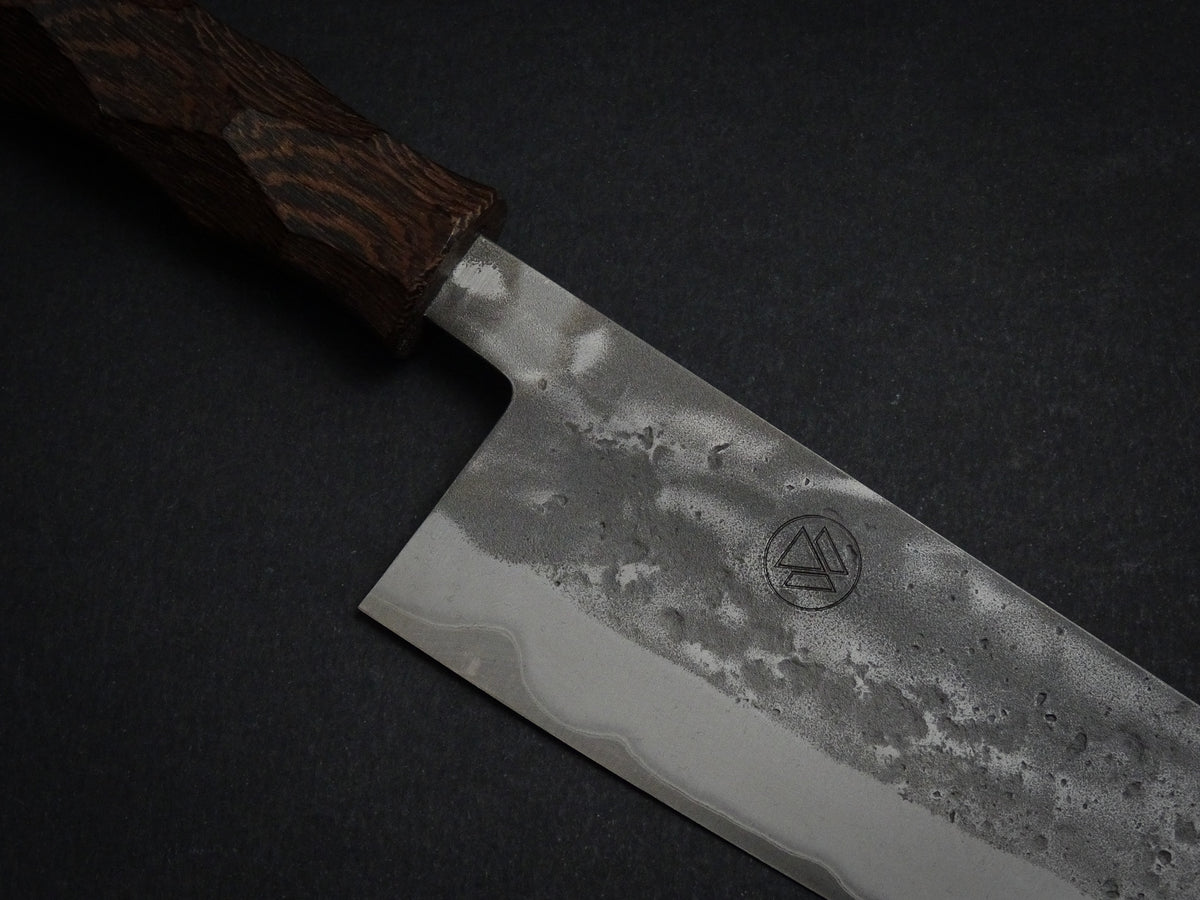 KICHIJI x NAGURI SLD NASHIJI SANTOKU 165MM NAGURI CURVED WENGE WOOD HA ...