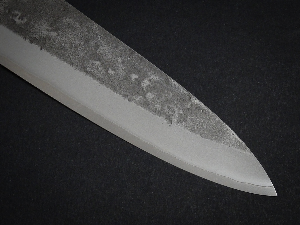 KICHIJI x NAGURI SLD NASHIJI GYUTO 210MM NAGURI CURVED WENGE WOOD HAND ...