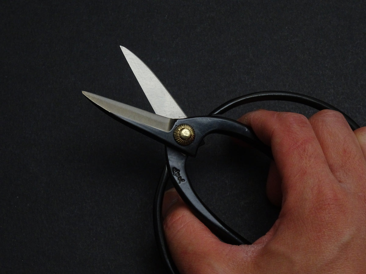 TOYAMA HAMONO OKUBO STAINLESS STEEL MINI SCISSORS WITH CASE – KATABA ...