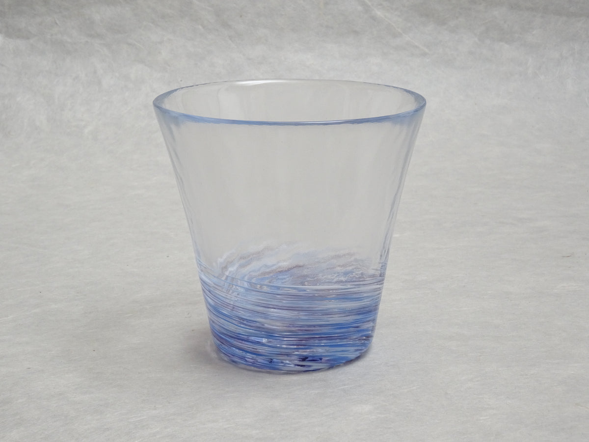 🌻TSUGARU HANDMADE VIDRO GLASS CUP WISTERIA BLUE (FUJI) – KATABA ...