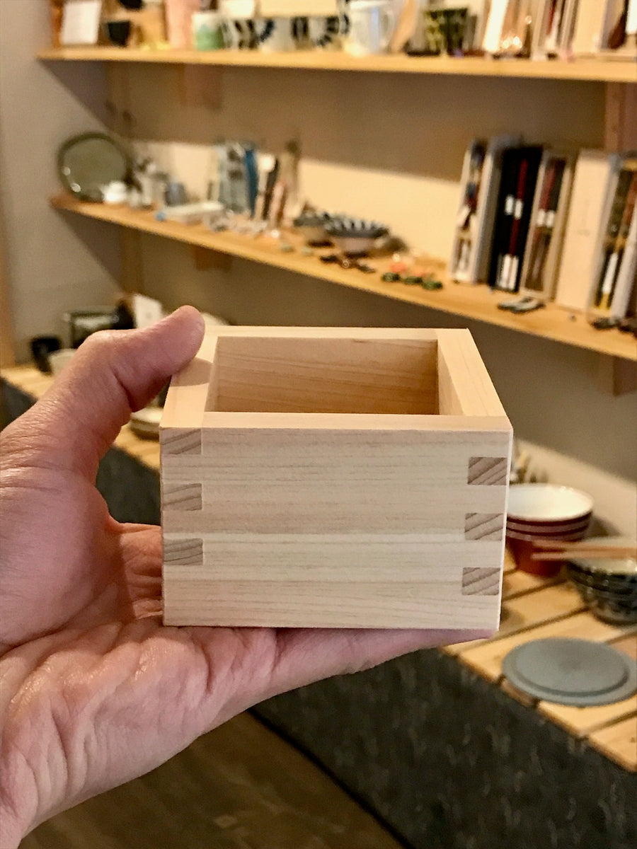 HINOKI MASU/ WOOD MEASURE CUP (SMALL/LARGE) – KATABA Japanese Knife ...